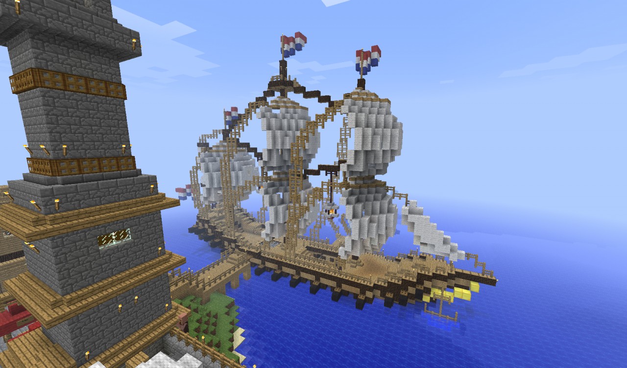 Dutch Pirate Ship 1.2.5 For Server!!! Minecraft Map