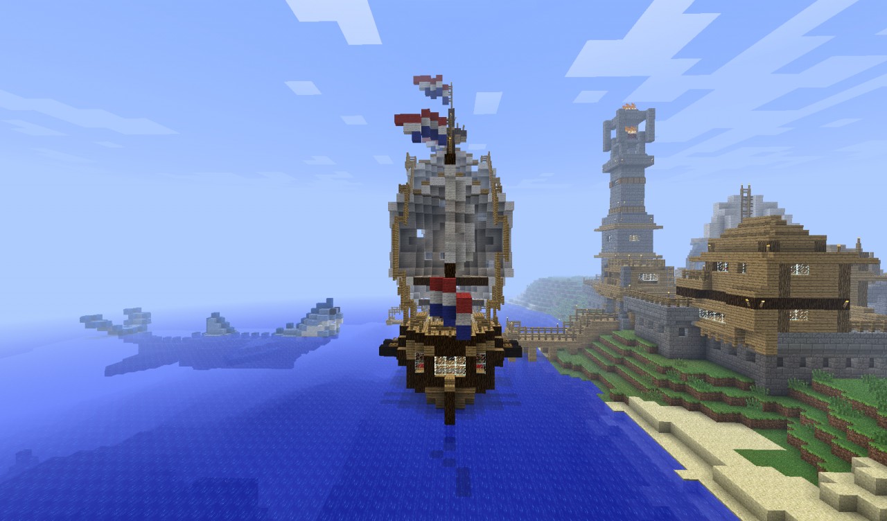 Dutch Pirate Ship 1.2.5 For Server!!! Minecraft Map