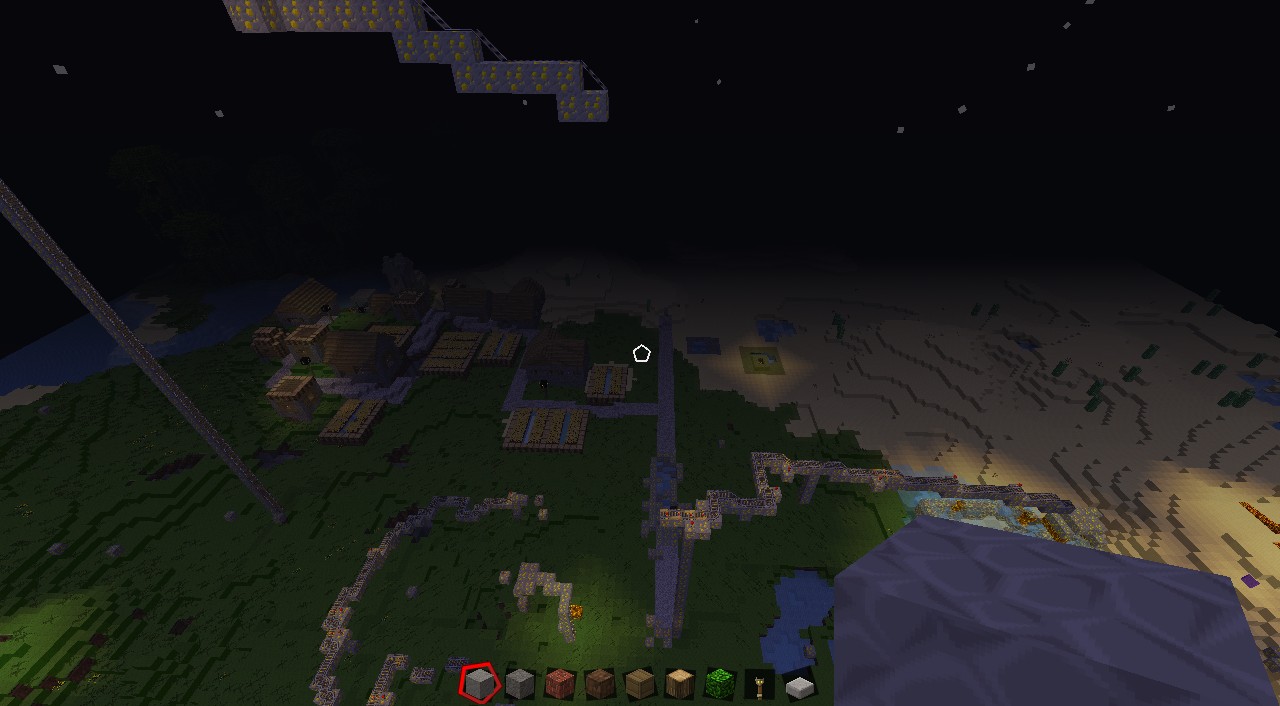 Wierd rollercoaster Minecraft Map