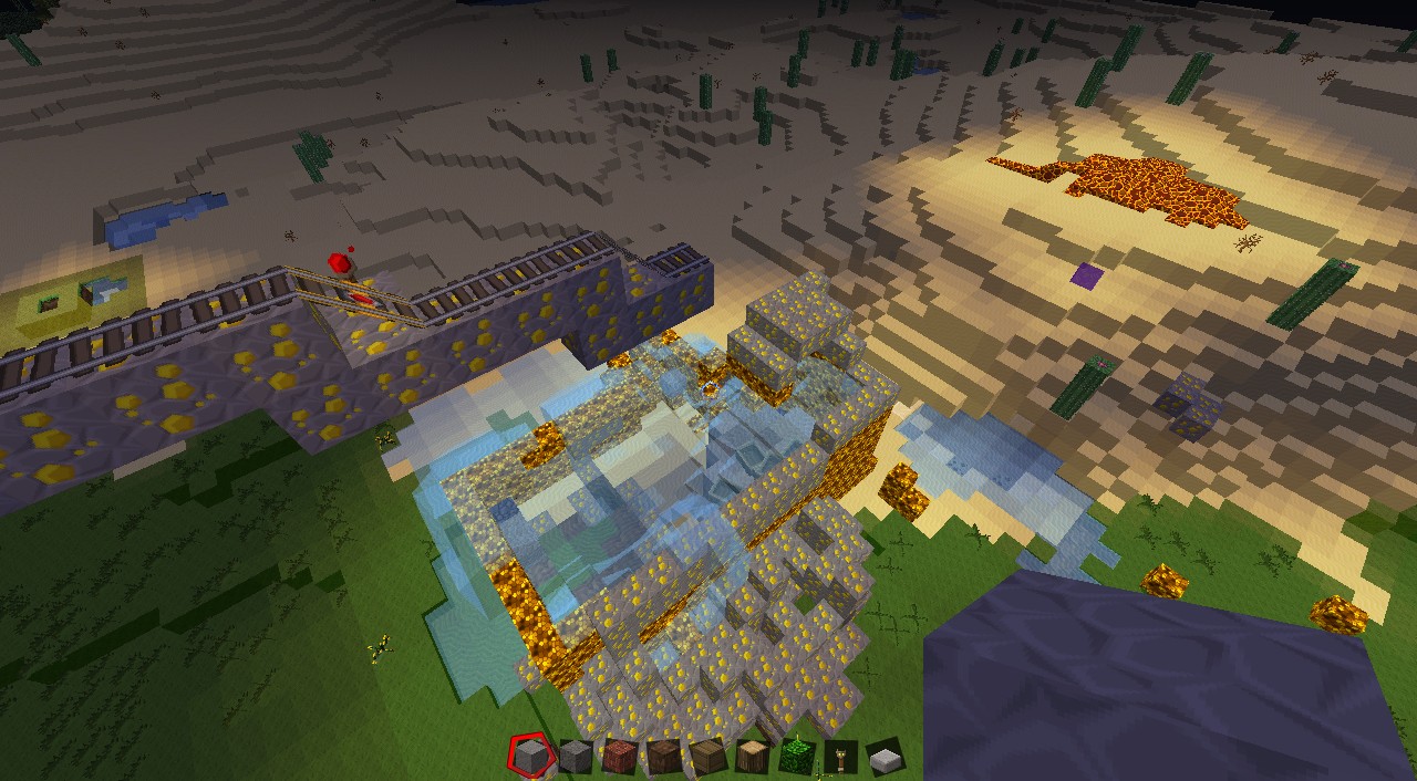 Wierd rollercoaster Minecraft Map