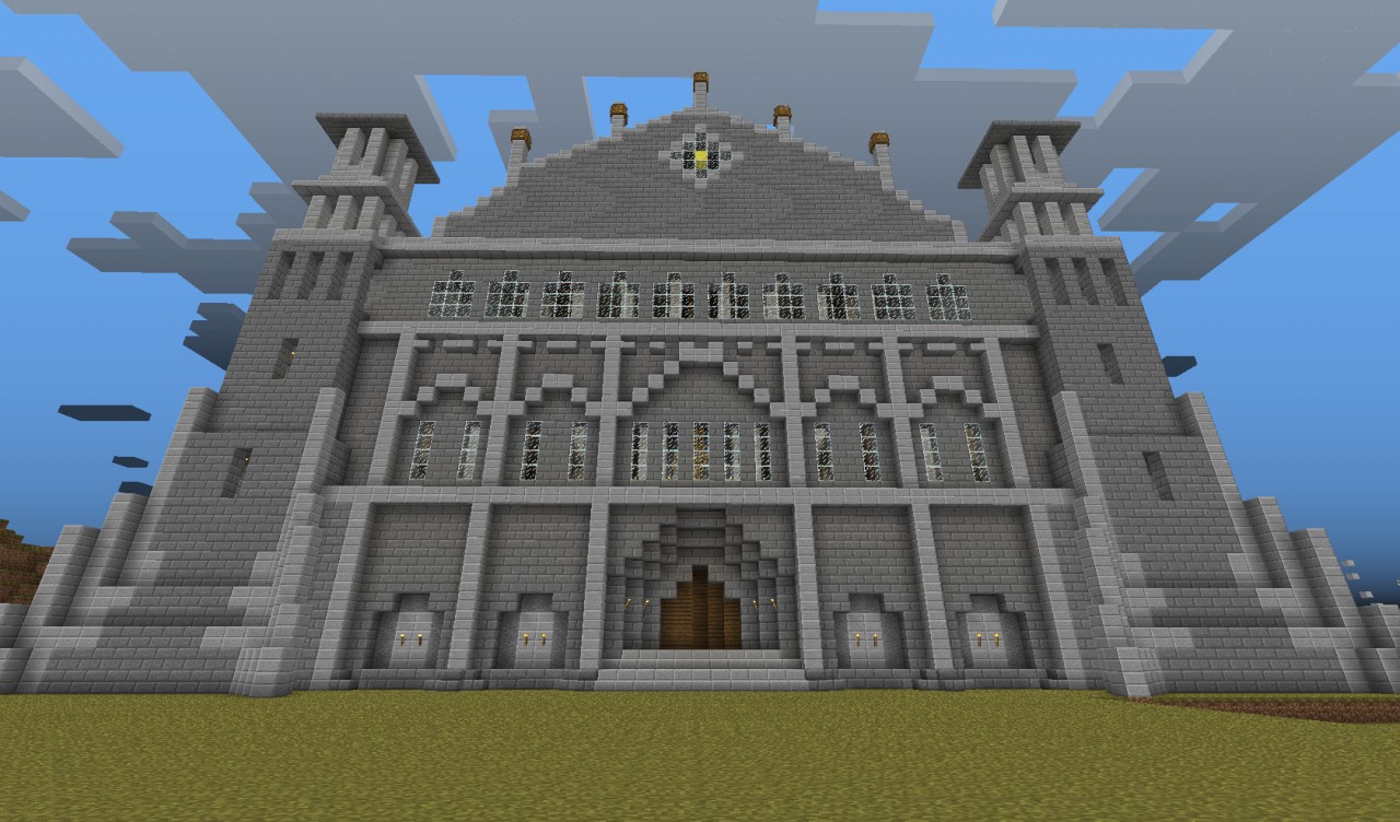 Medieval Throne Hall Minecraft Map