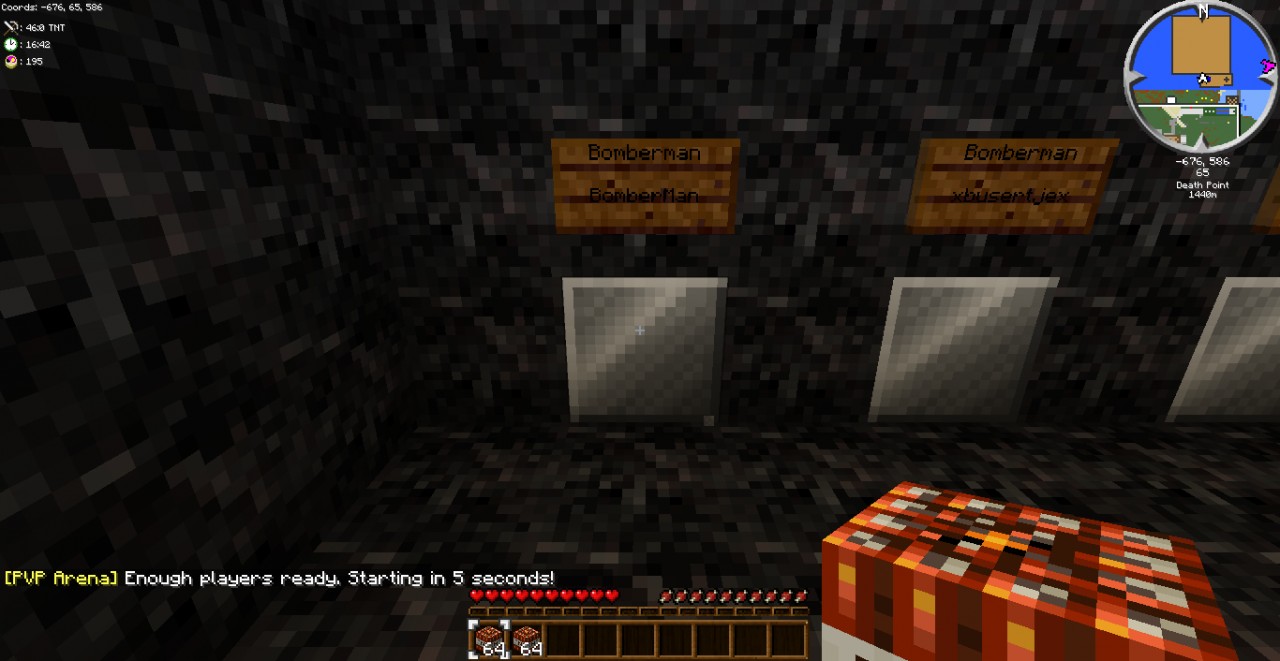 Bomberman Arena (Free For All) Minecraft Map