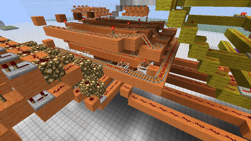 User friendly 4 bit programmable combination lock (Schematic now available) Minecraft Map