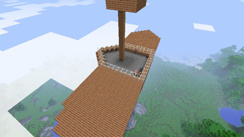My first aircraft Minecraft Map