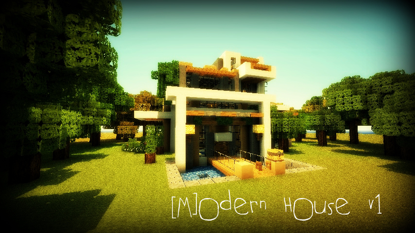 [M]odern House V1 Minecraft Map