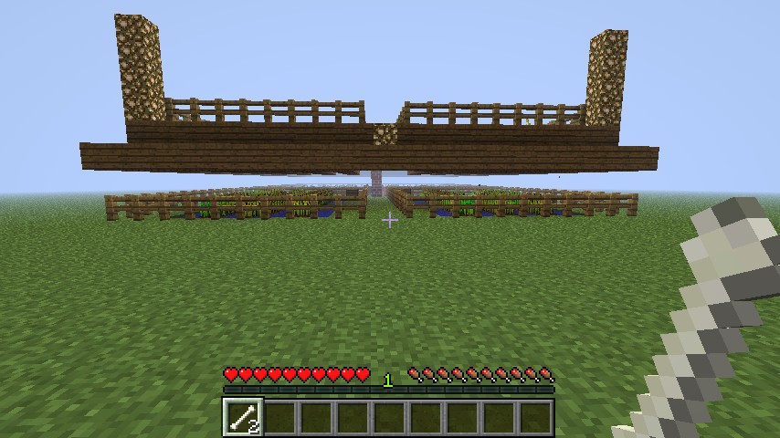 Minecraft Big Farm [Now With A Small Village!+A Forrest!] Minecraft Map