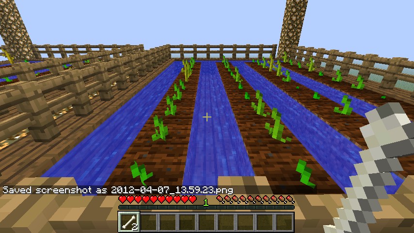 Minecraft Big Farm [Now With A Small Village!+A Forrest!] Minecraft Map
