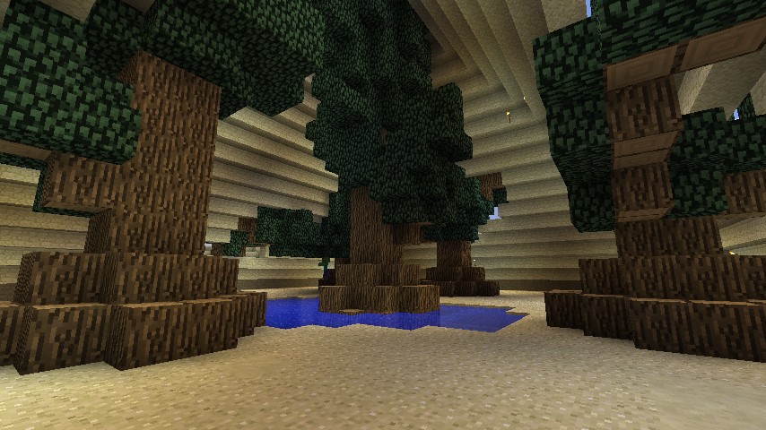 Oasis pyramid Minecraft Map