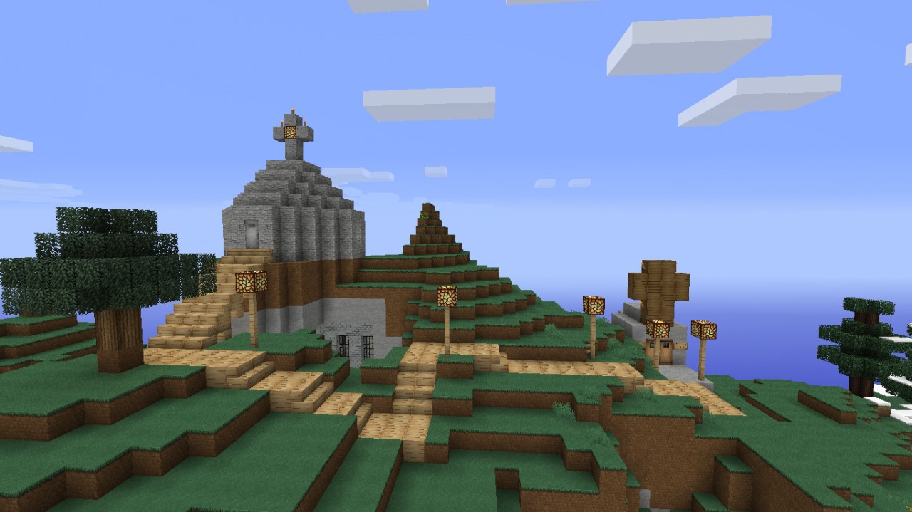 OverHang Church Minecraft Map