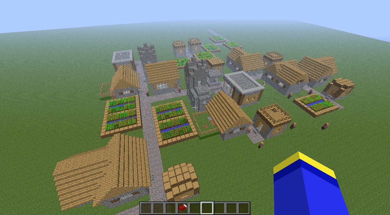 Double Village Minecraft Map