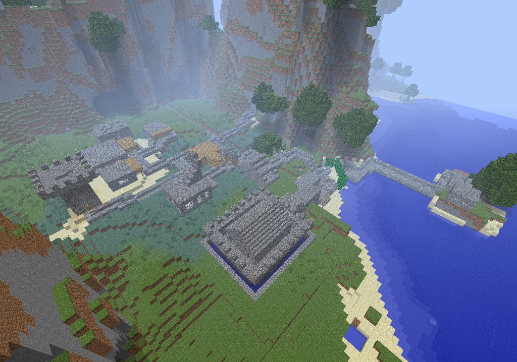 Cobblestone Village Minecraft Map