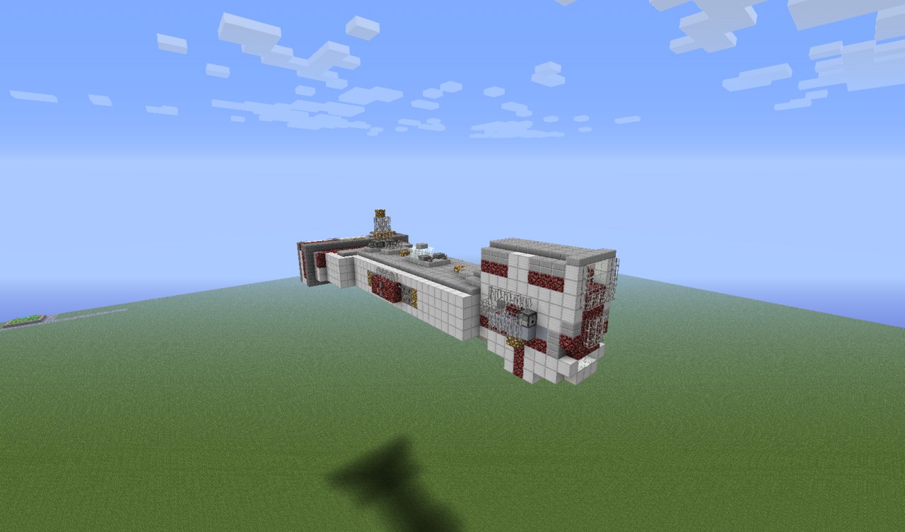 Clone Wars - Republic Frigate (with 2 turbolasers) Minecraft Map