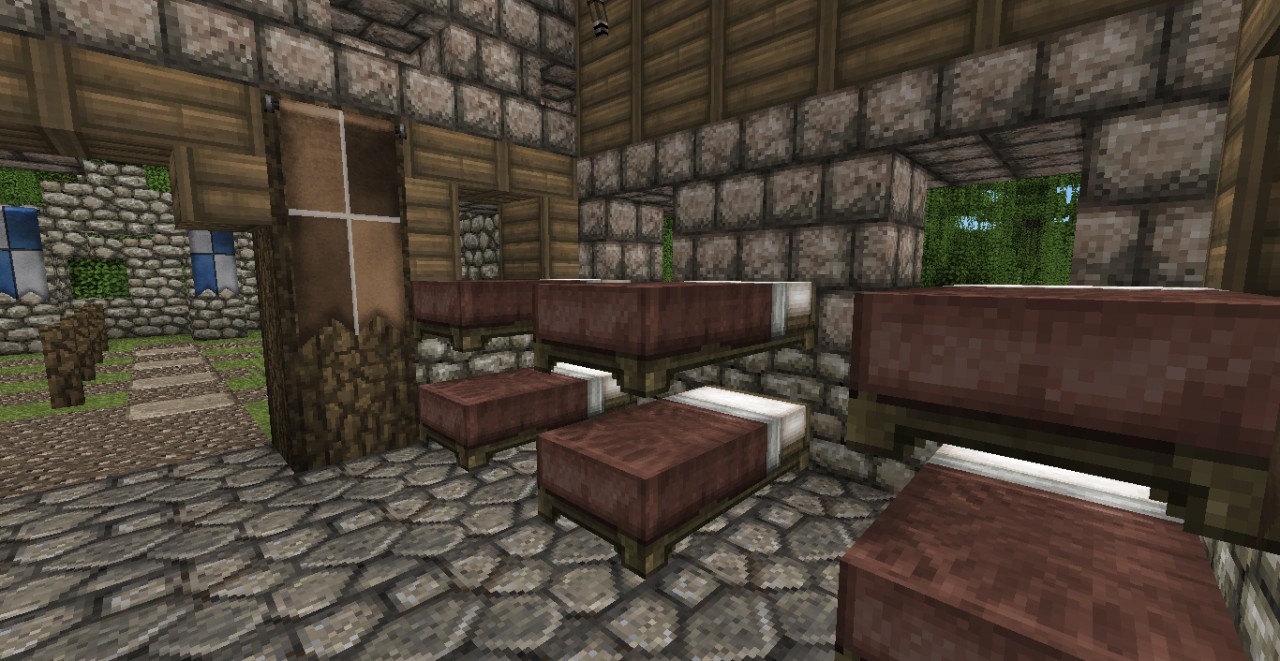 Medieval Barracks/Archery Range Minecraft Map
