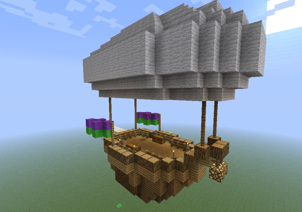 Flying Ship Minecraft Map