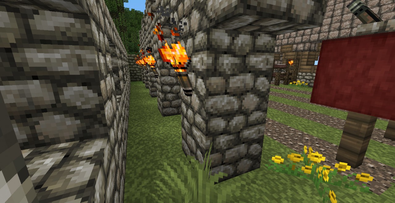 Medieval Barracks/Archery Range Minecraft Map