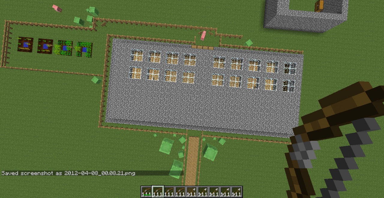 Farm and zombie house Minecraft Map