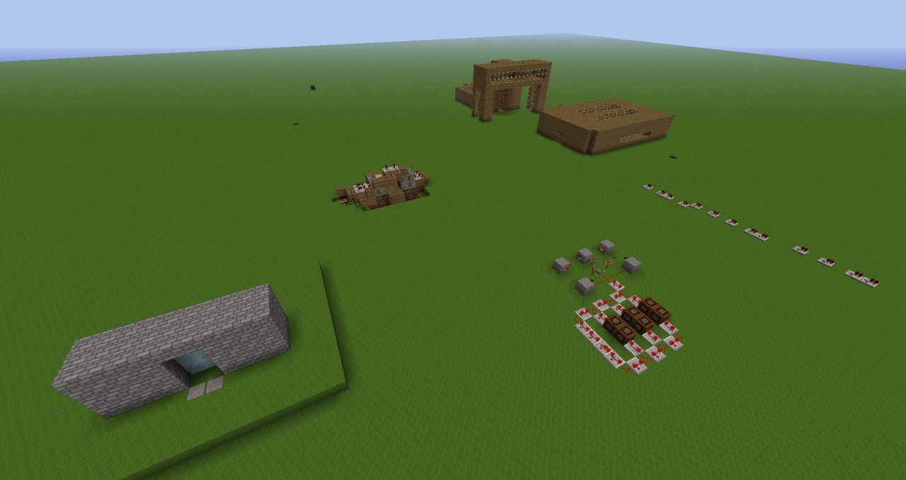 Some random redstone creations Minecraft Map