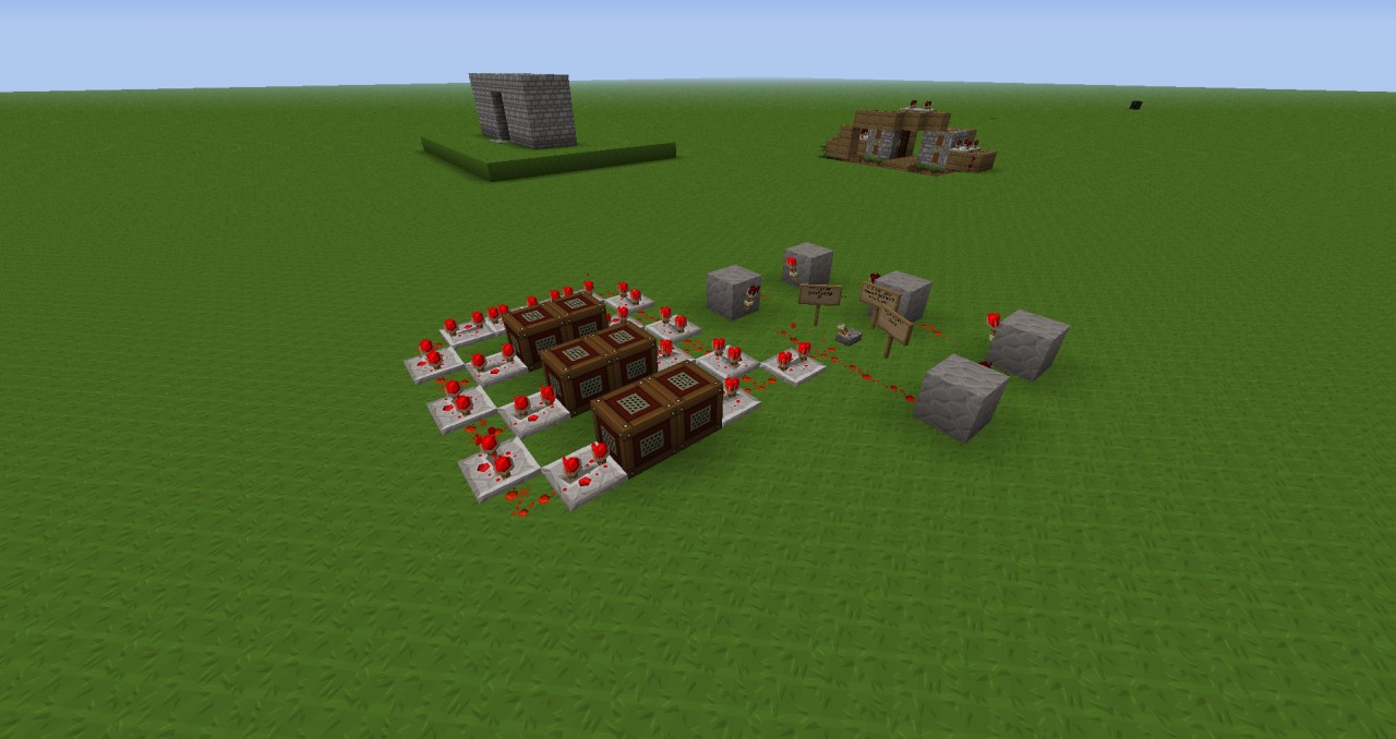 Some random redstone creations Minecraft Map