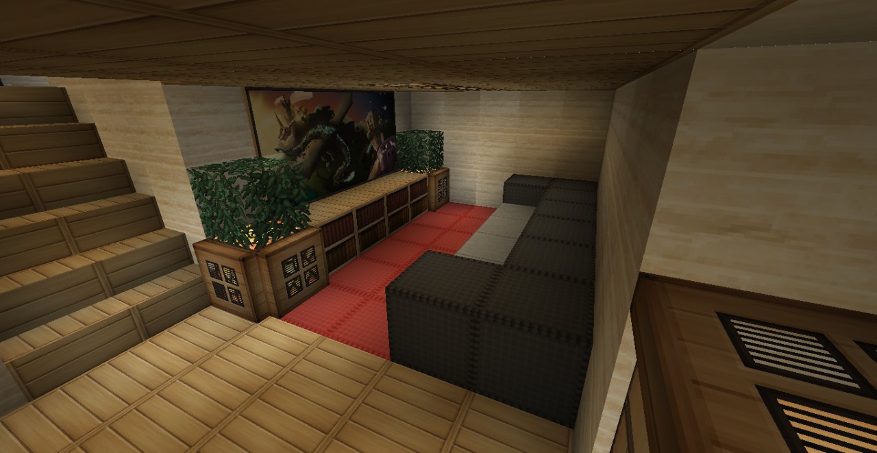 Modern Home *Fully Furnished* Minecraft Map