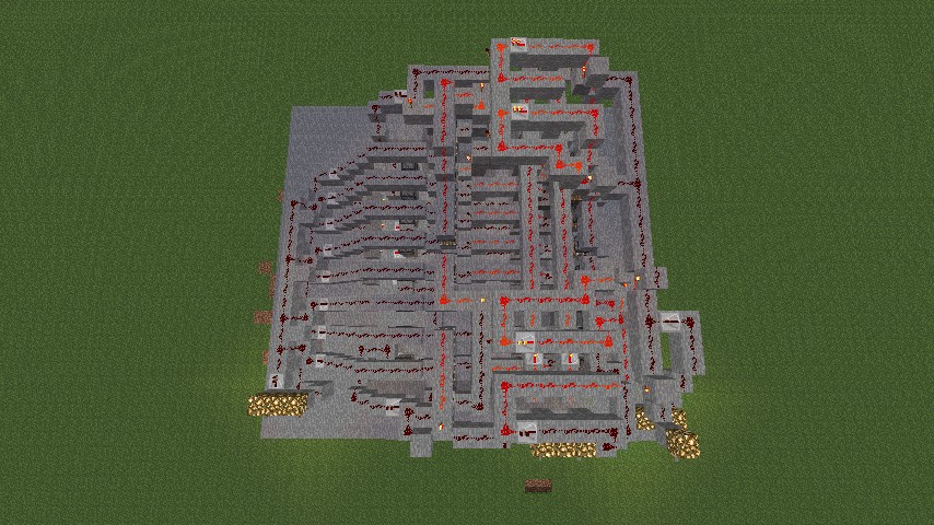 8 BIT BINARY RAM Minecraft Map