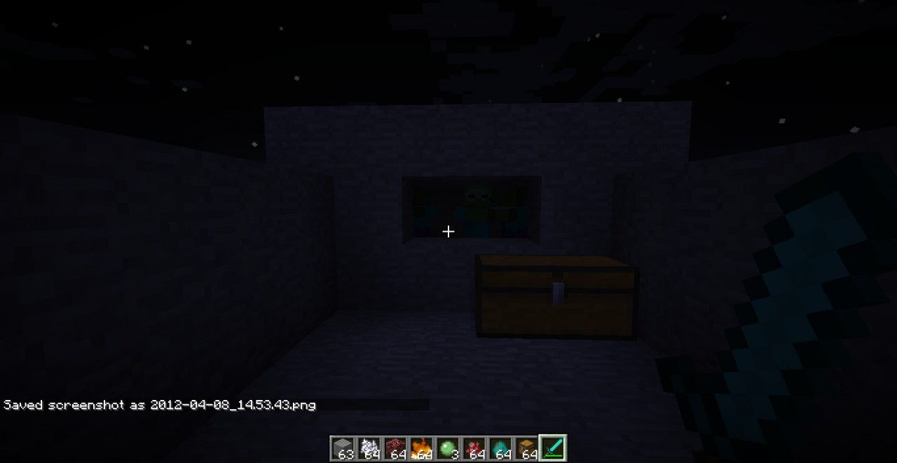 Spider and Skeleton monster spawn Minecraft Map