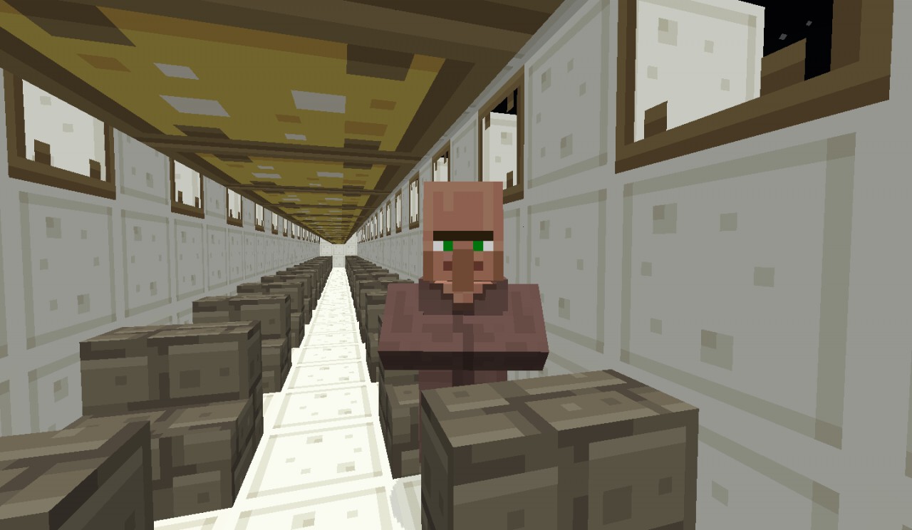 Concorde! full interior + cockpit! Minecraft Map