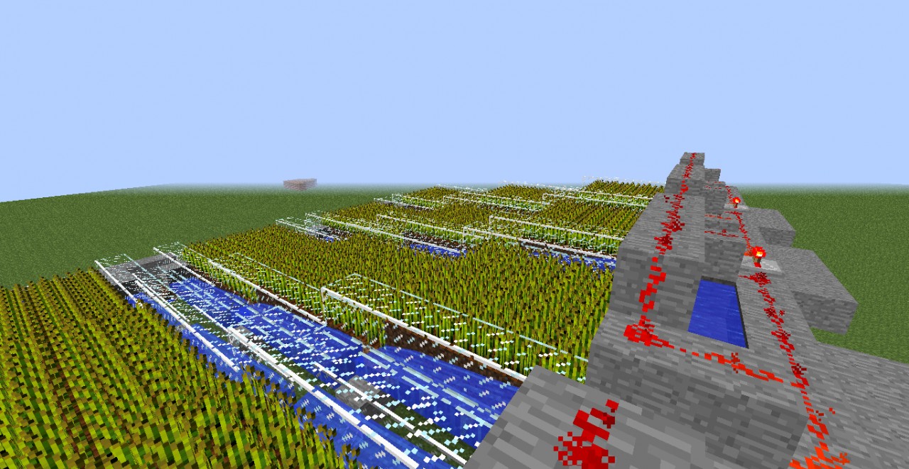 Semi Auto - Wheat Farm (Huge Haul) Minecraft Map
