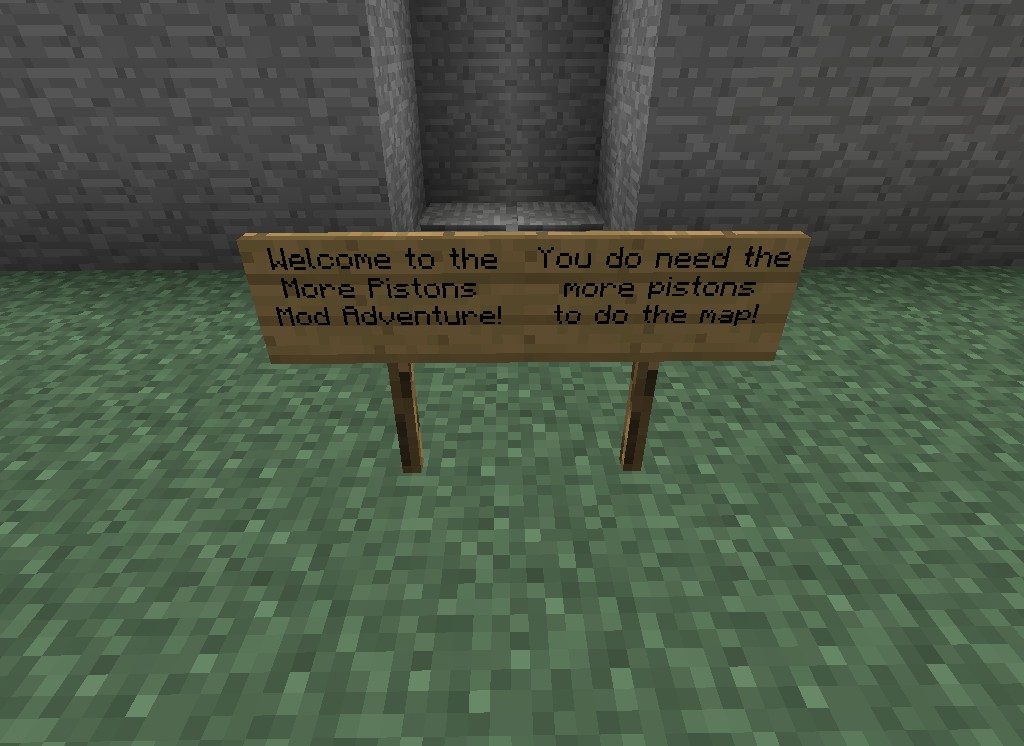 More Pistons Mod Adventure Minecraft Map