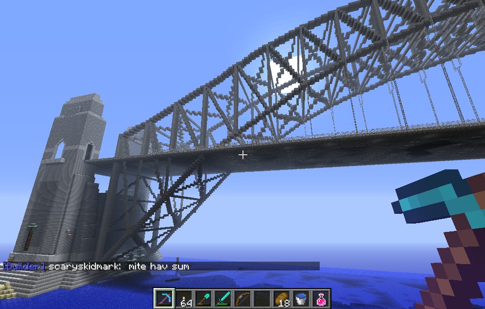 Sydney Harbour Bridge 1:1 Scale - 100% legit Minecraft Map