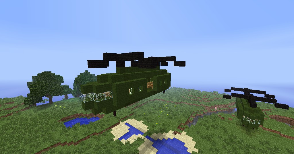 planes, ballons, helicopter series #2 helicopter Minecraft Map