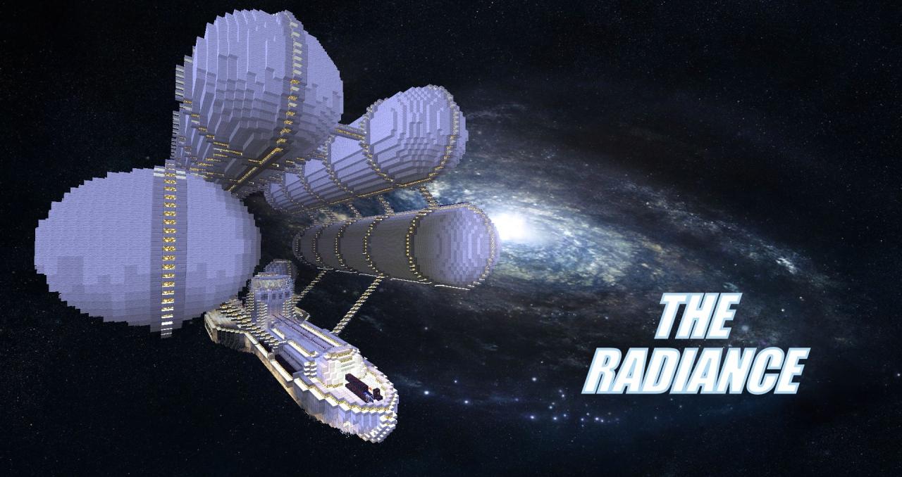 The Radiance - Redstone Airship Carrier Minecraft Map
