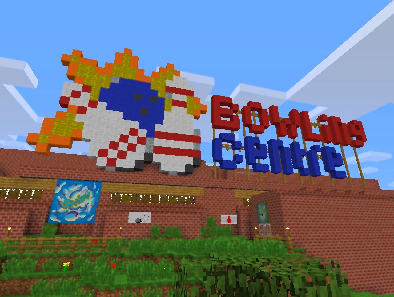 Bowling Centre - realistic 6 lanes of 10 pinbowling Minecraft Map