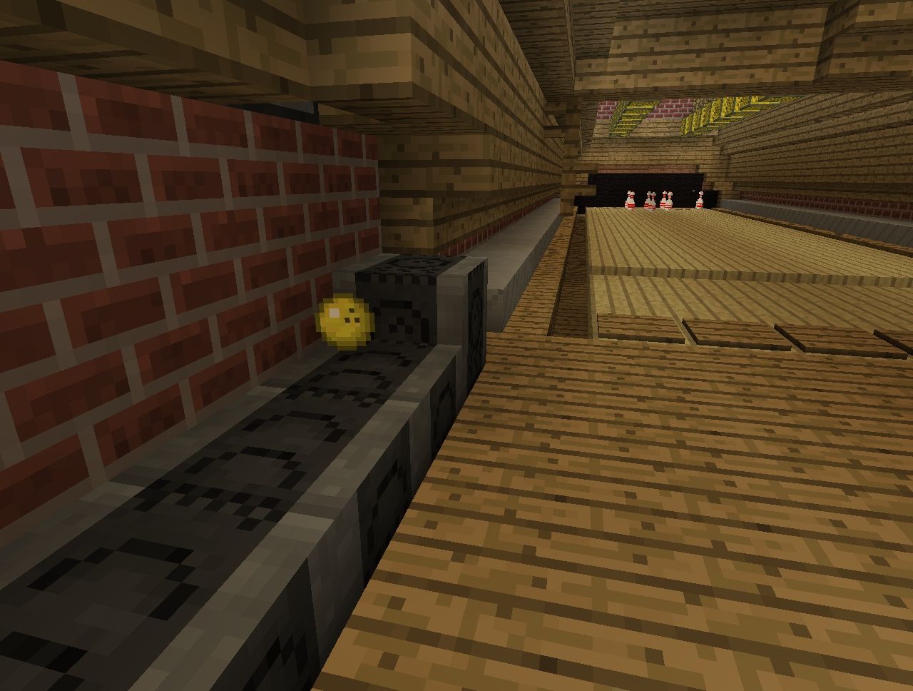 Bowling Centre - realistic 6 lanes of 10 pinbowling Minecraft Map