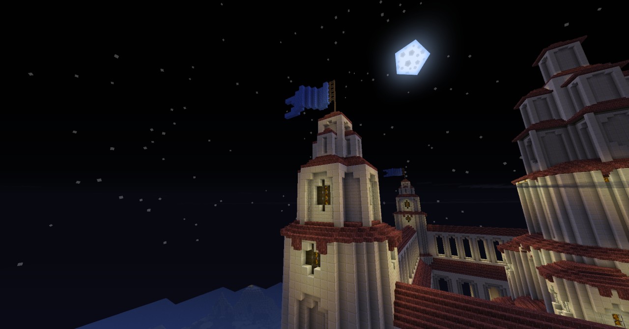 Palace/Castle Town Spawn Minecraft Map