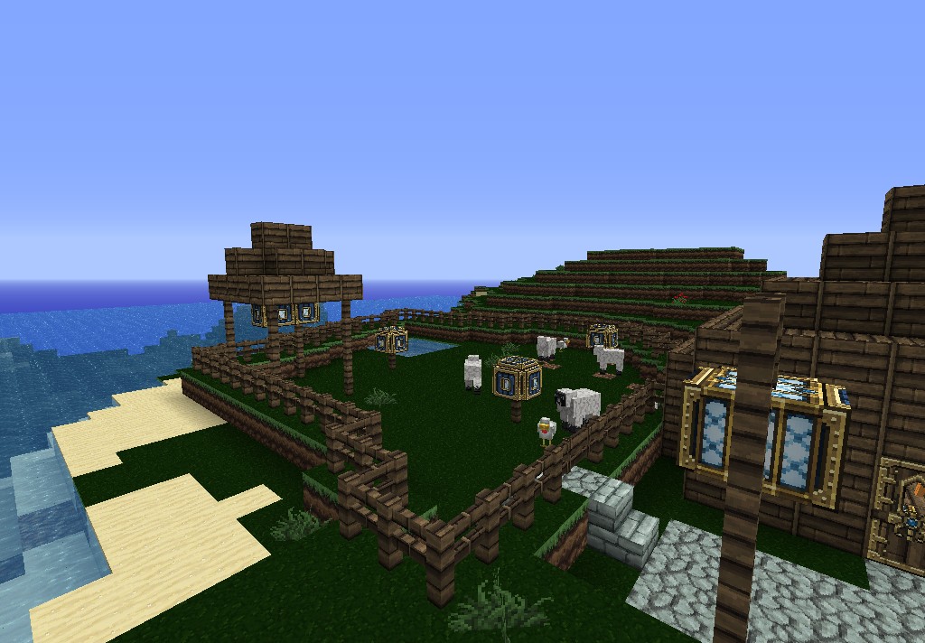 Long Lake Manor - Desert Sky Manor Minecraft Map