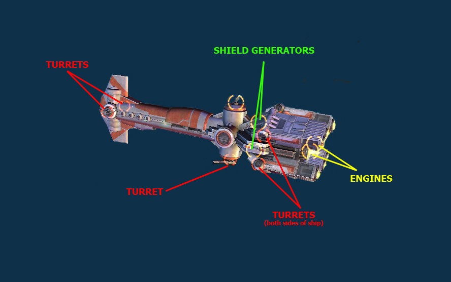 SWTOR Frigate (Without using mcedit) Minecraft Map