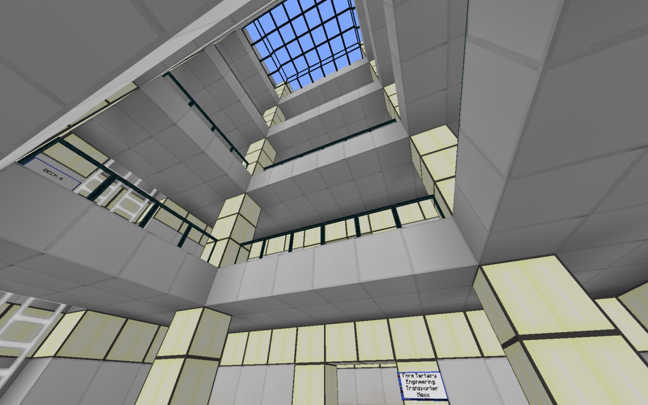 U.S.S. Helios (Huge Spaceship) Minecraft Map