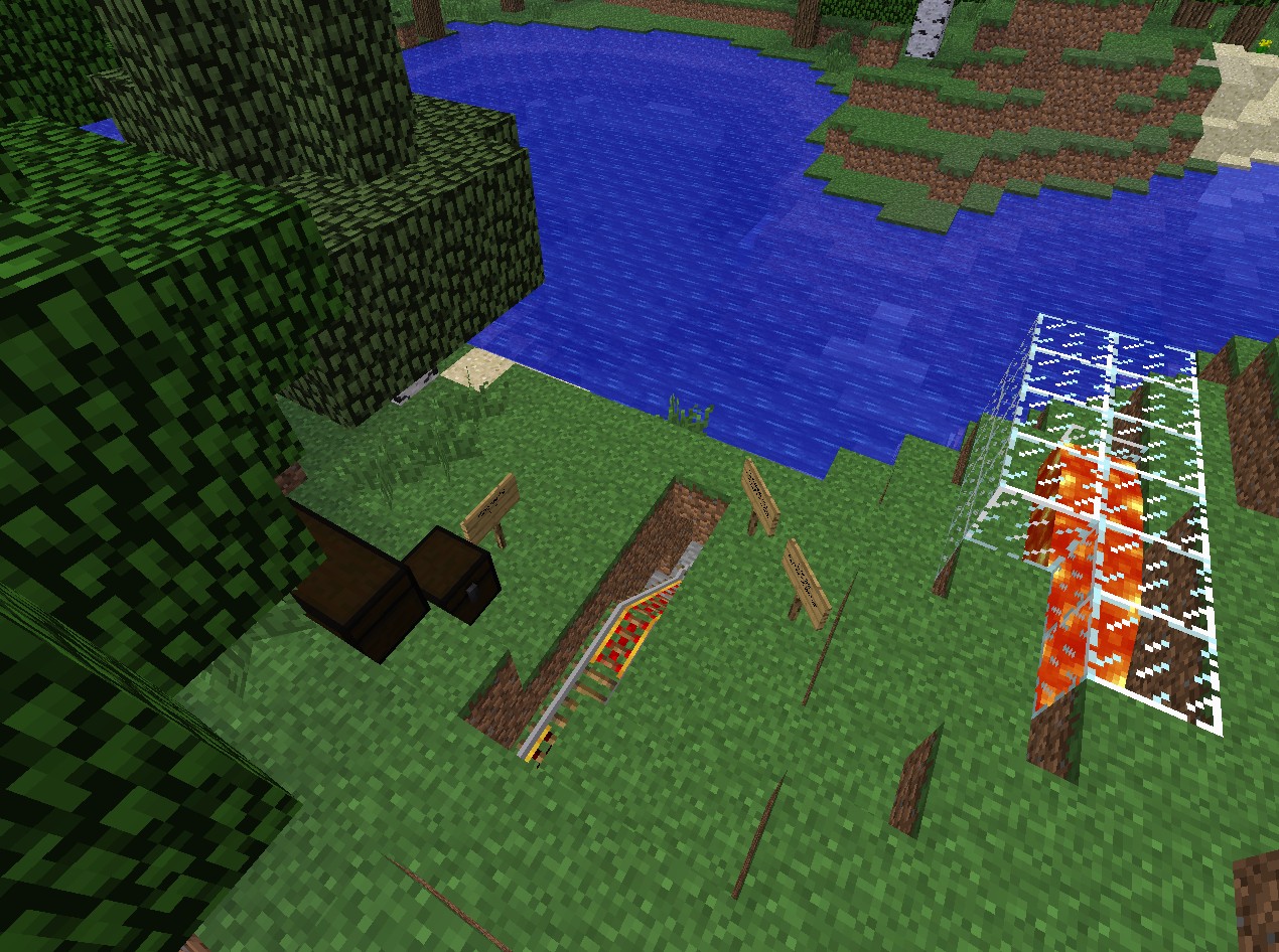 Large RollerCoaster Minecraft Map