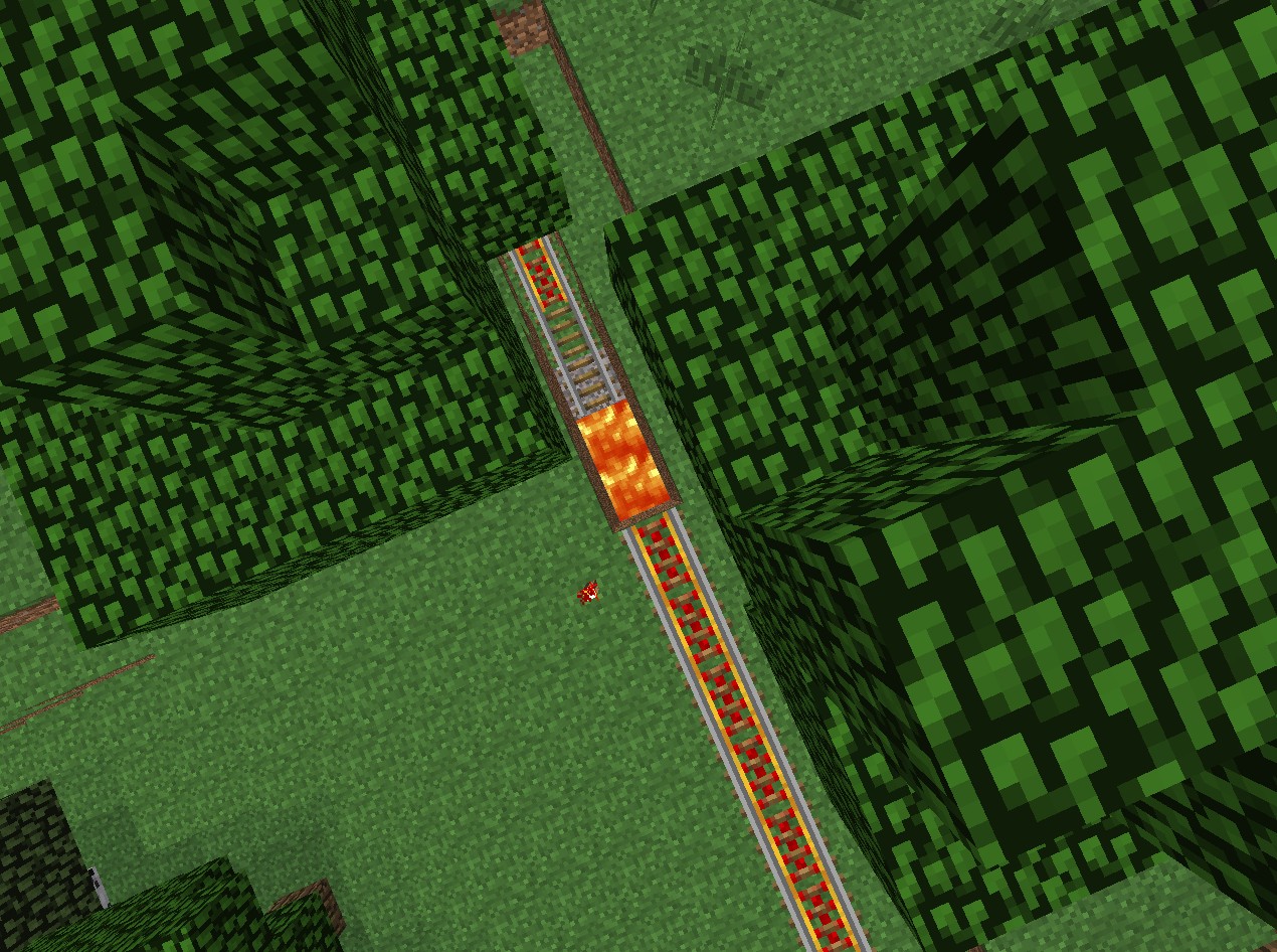 Large RollerCoaster Minecraft Map