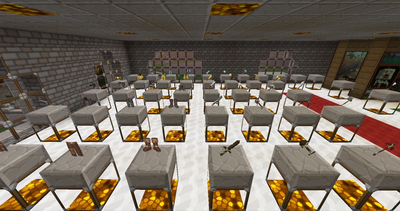 Museum (For Textures and Items with their item code) Minecraft Map