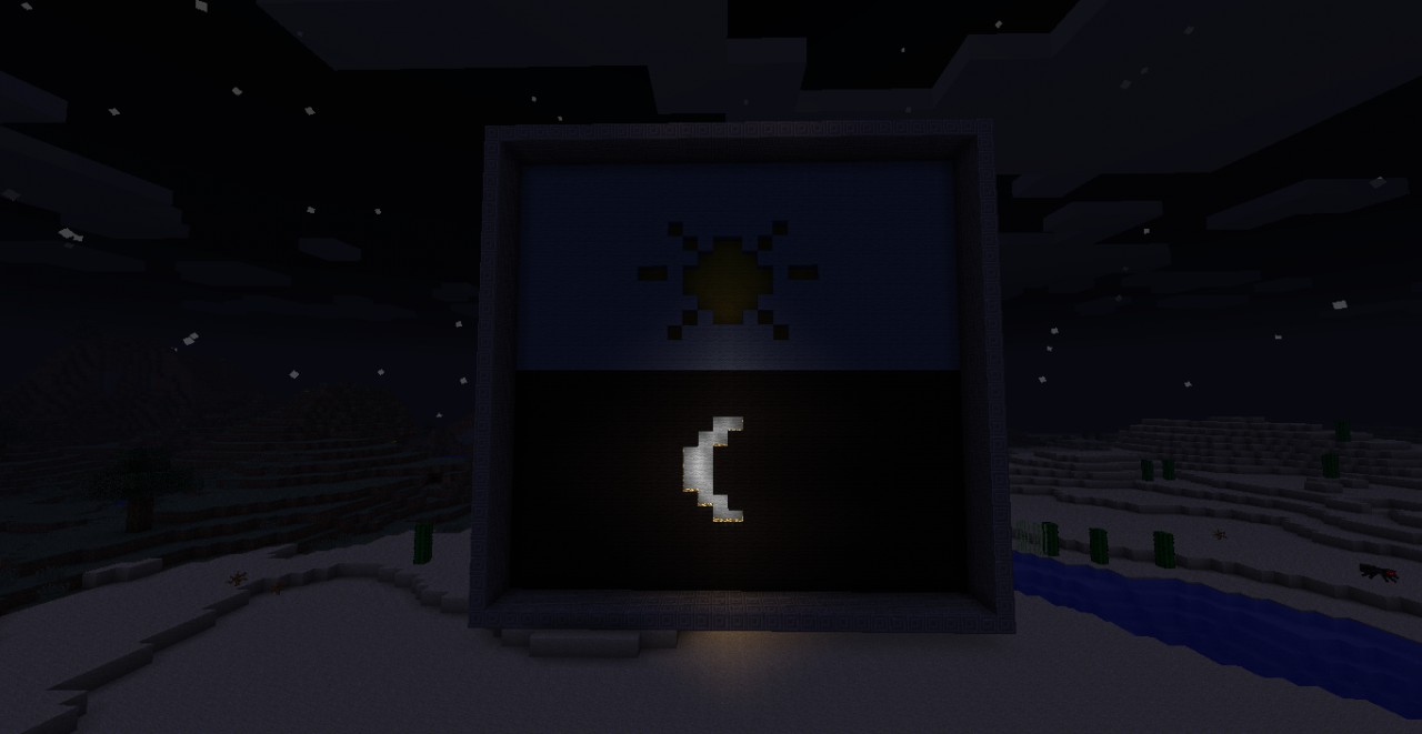 Working Day, Night Clock Minecraft Map