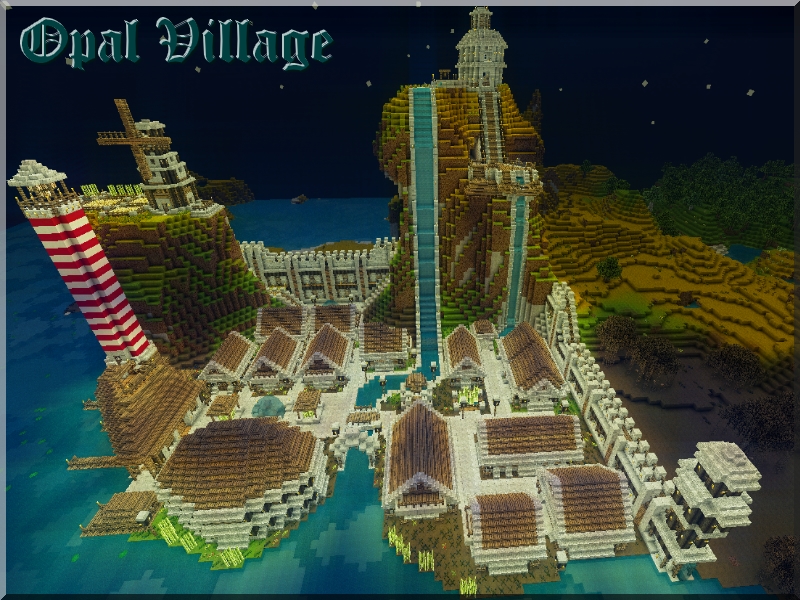 Minecraft Cinematic #1 - Opal Village Minecraft Map