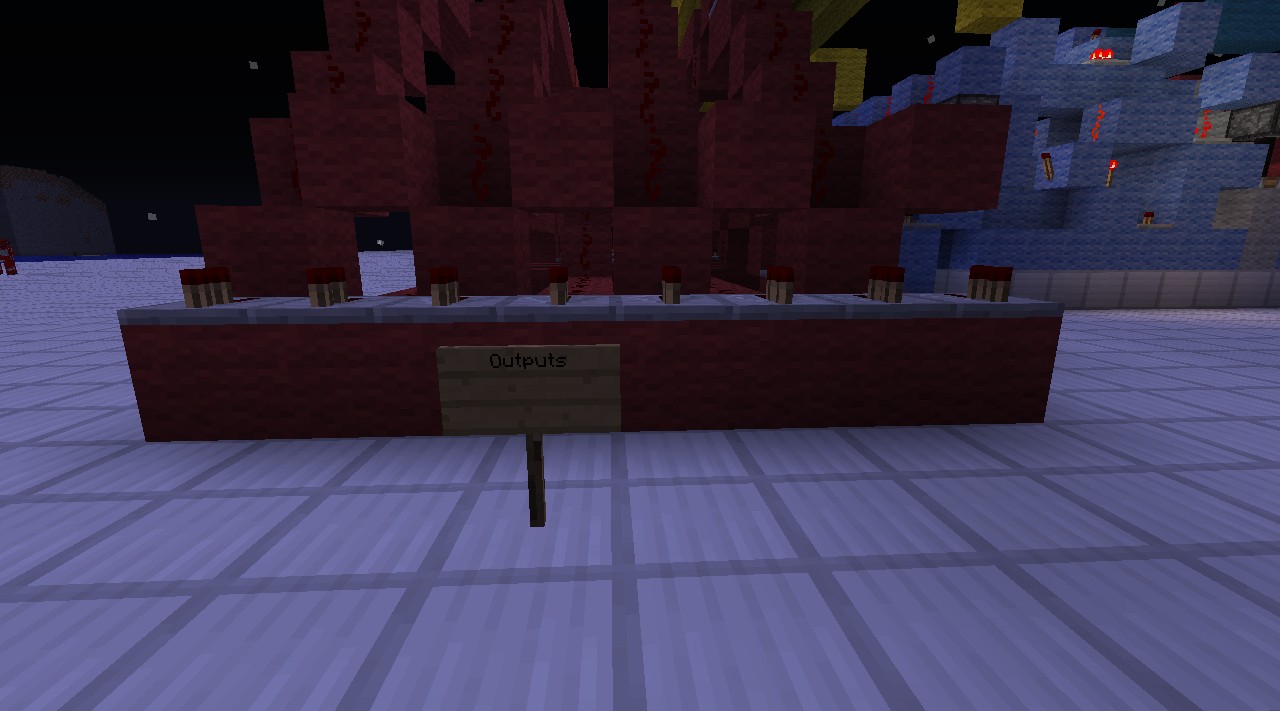 8 8-Bit Registers Minecraft Map