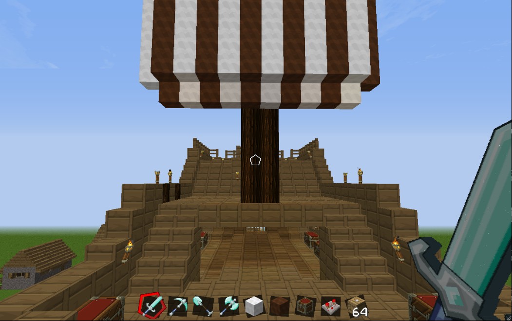 Functional Airship (requires airship mod) Minecraft Map