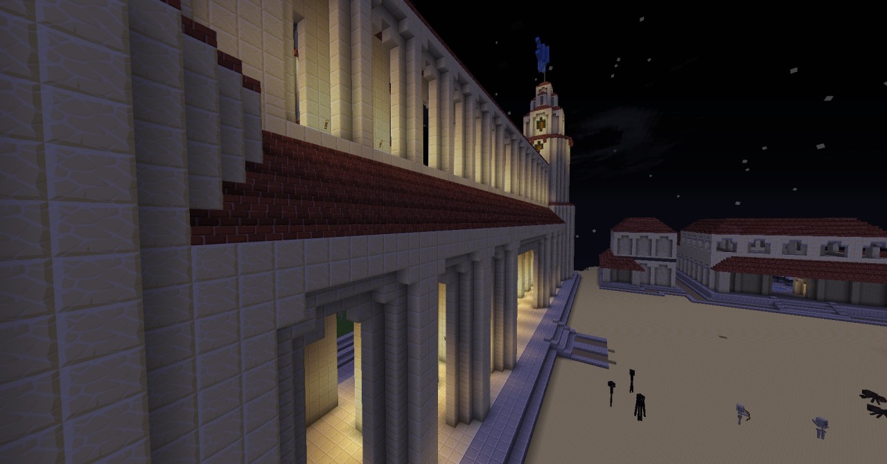 Palace/Castle Town Spawn Minecraft Map