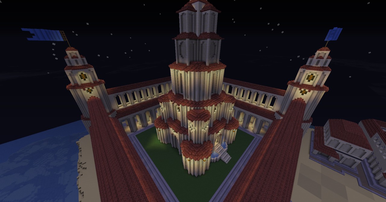 Palace/Castle Town Spawn Minecraft Map