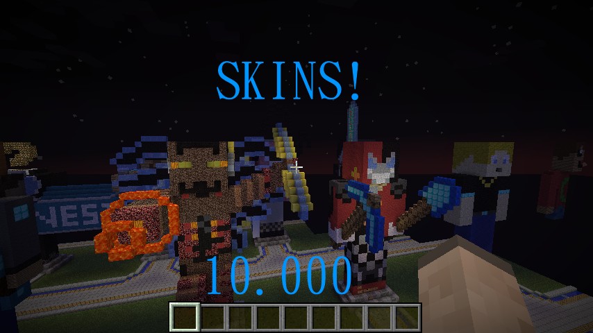 Map with 10.000 Skins (Look Descripton!) Minecraft Map
