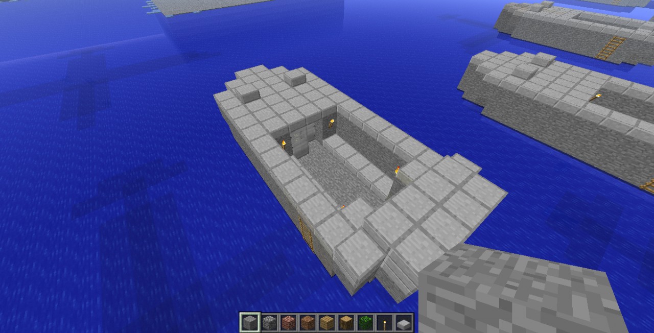 old ww2 boat Minecraft Map