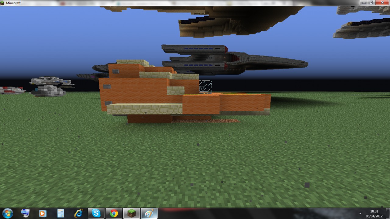 Star Trek Ferengi Shuttle craft (Zeppelin mod compatible) Minecraft Map