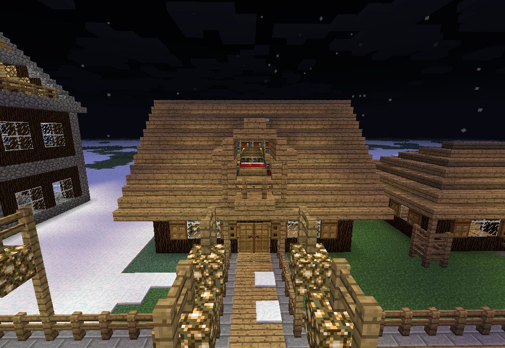 First Map : The Four Log Village Minecraft Map